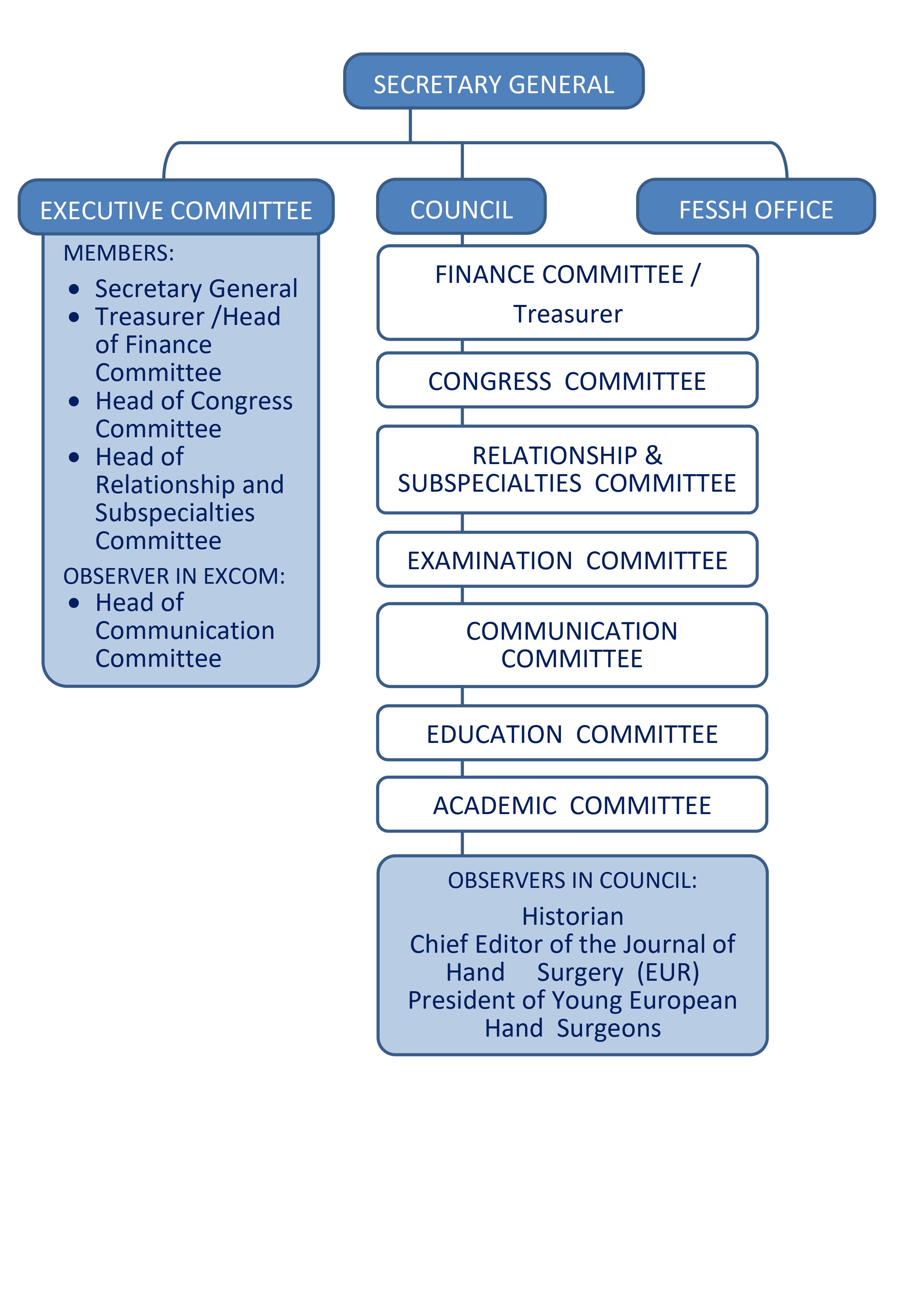 Organogram of FESSH – FESSH – Federation of European Societies for the ...